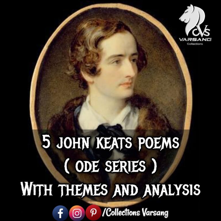 5 john keats poems | odes series | theme | analysis - Collections Varsang